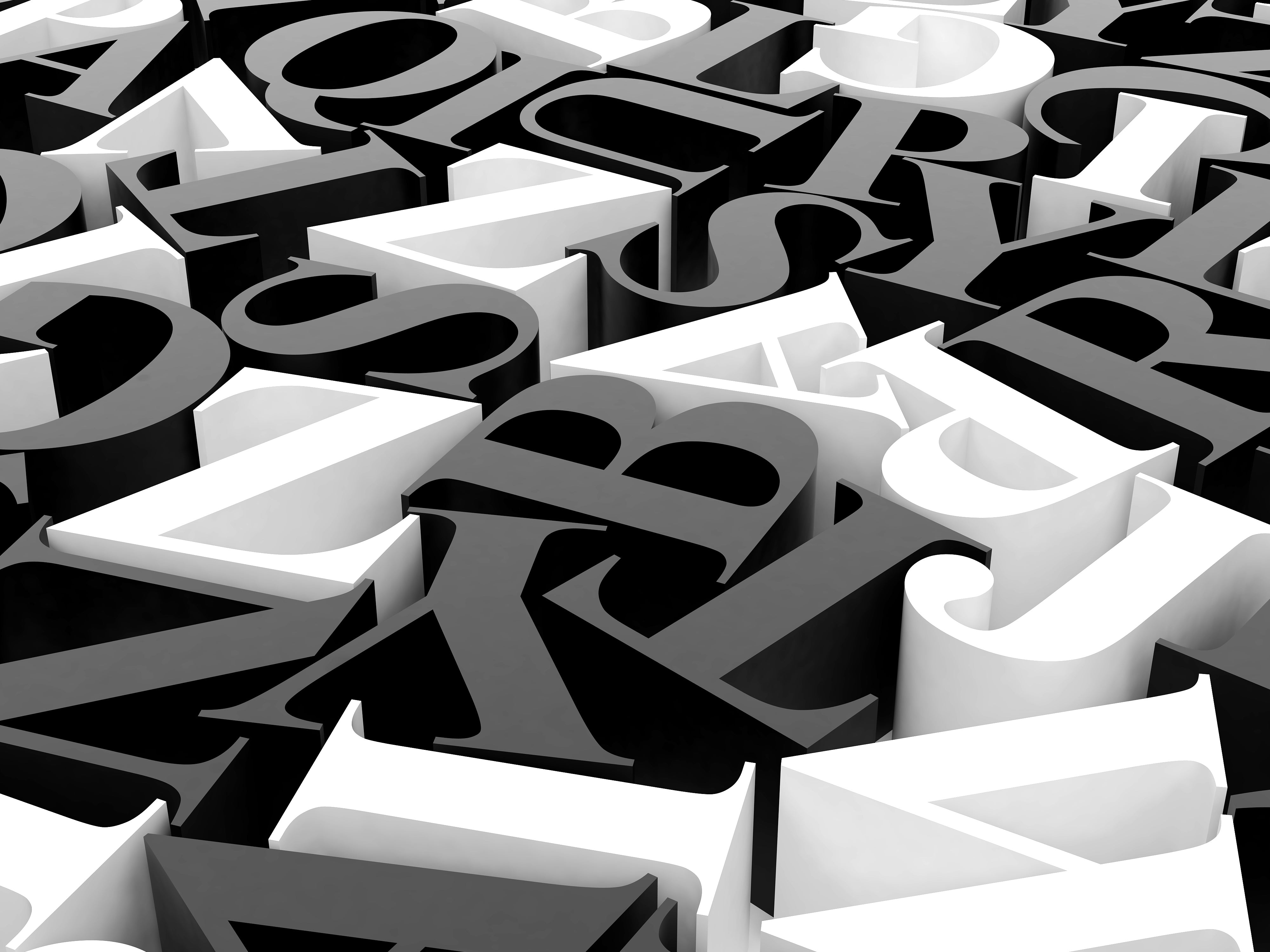 STANDARD PVC PLASTIC LETTERS – Koko Design Studios